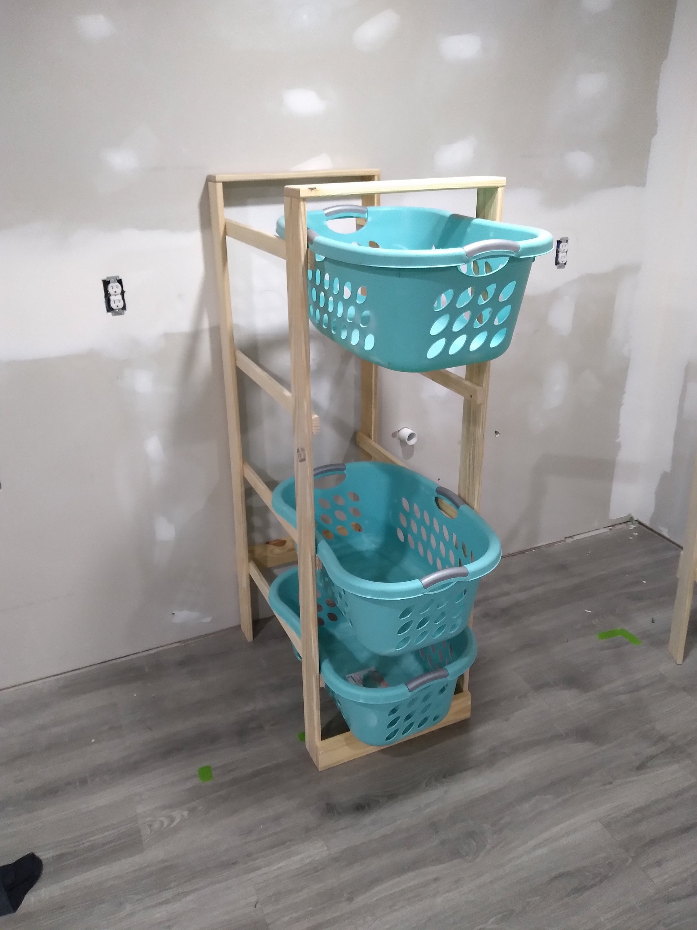 4 High Finished Laundry Basket Holder Laundry Basket - Etsy