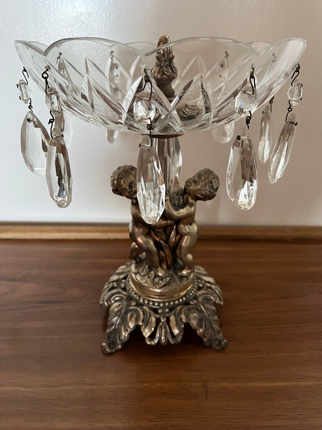 Vintage Louis XV Cherub Compote - Etsy