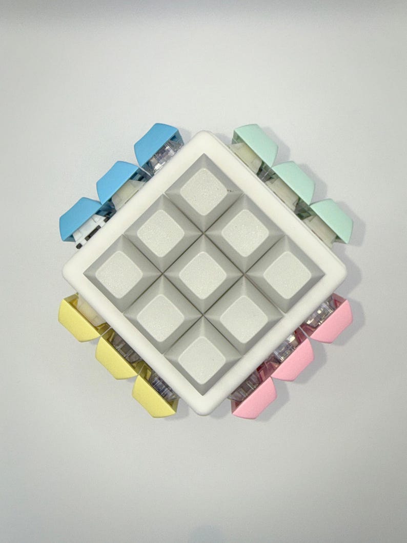 KEEBS Cube | 54-key Mechanical Keyboard Fidget With Real Switches ...