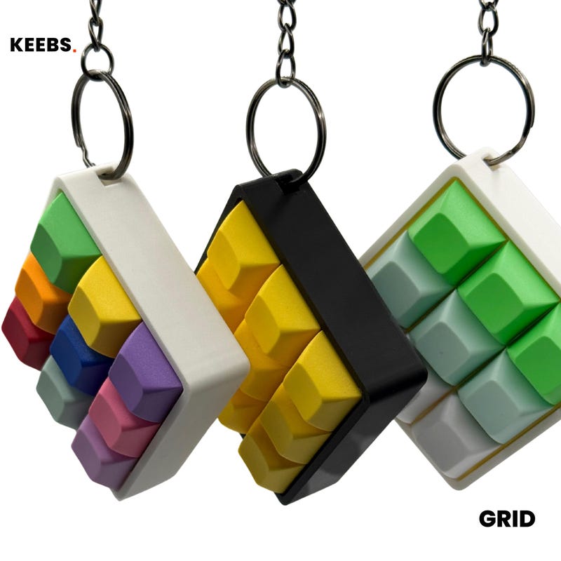 Keyboard Keychain Fidgets - Etsy