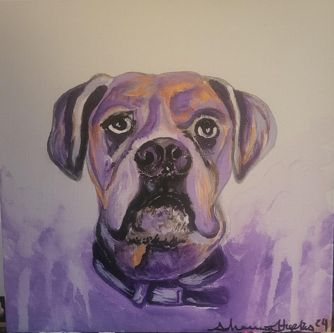 Watercolor Abstract Pet Portraits, Abstract Pet Art, Pet Paintings in ...