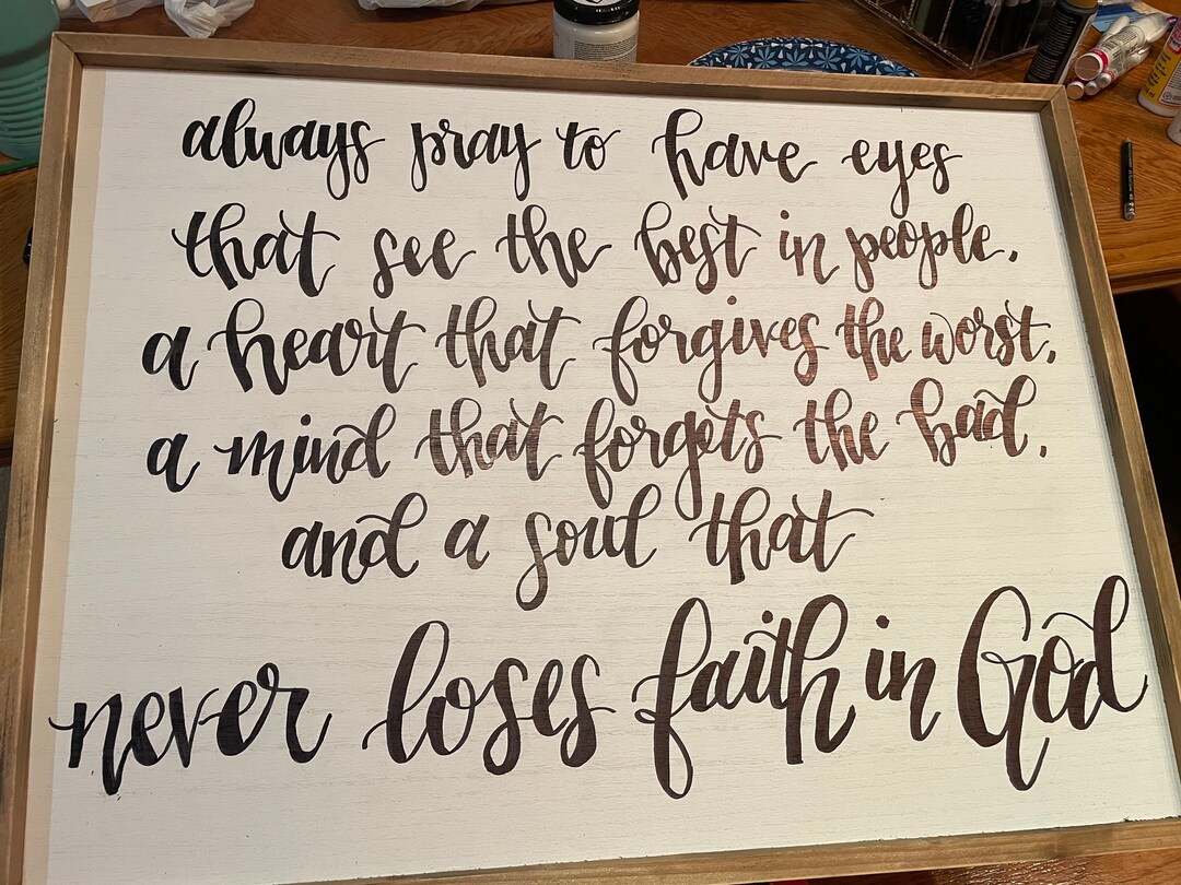 Handmade Calligraphy Signs and Special Occasion Signs - Etsy