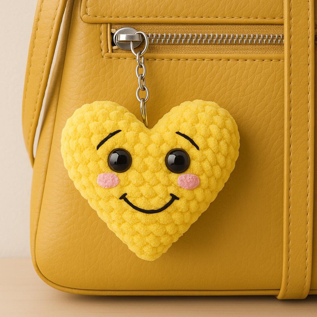 Heart Plush Crochet Pattern | Cute Amigurumi Heart PDF | Easy Valentine ...