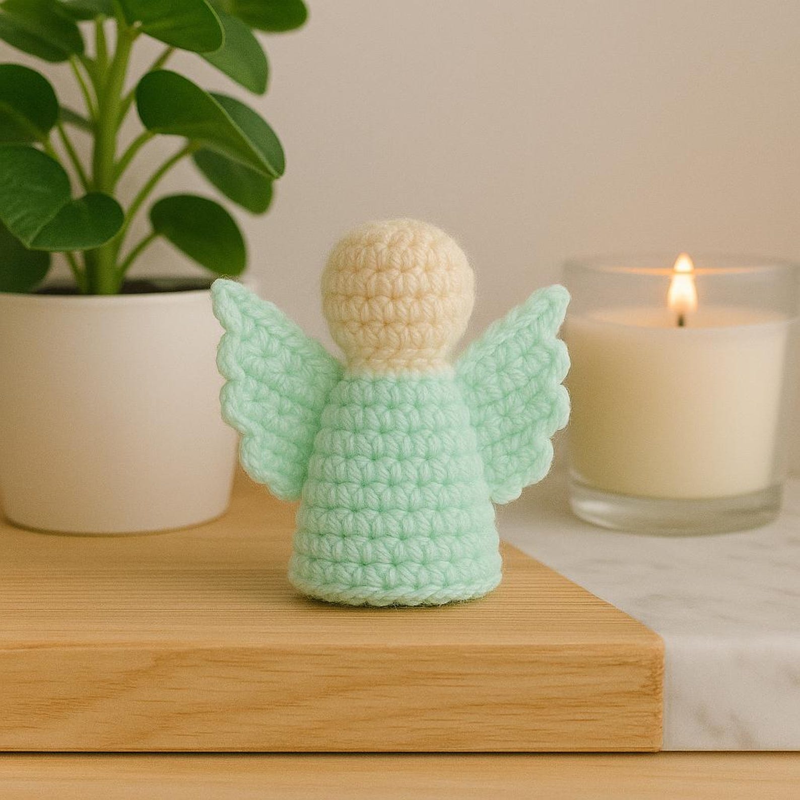 Mini Angel Crochet Pattern | Amigurumi Christmas Ornament Tutorial ...