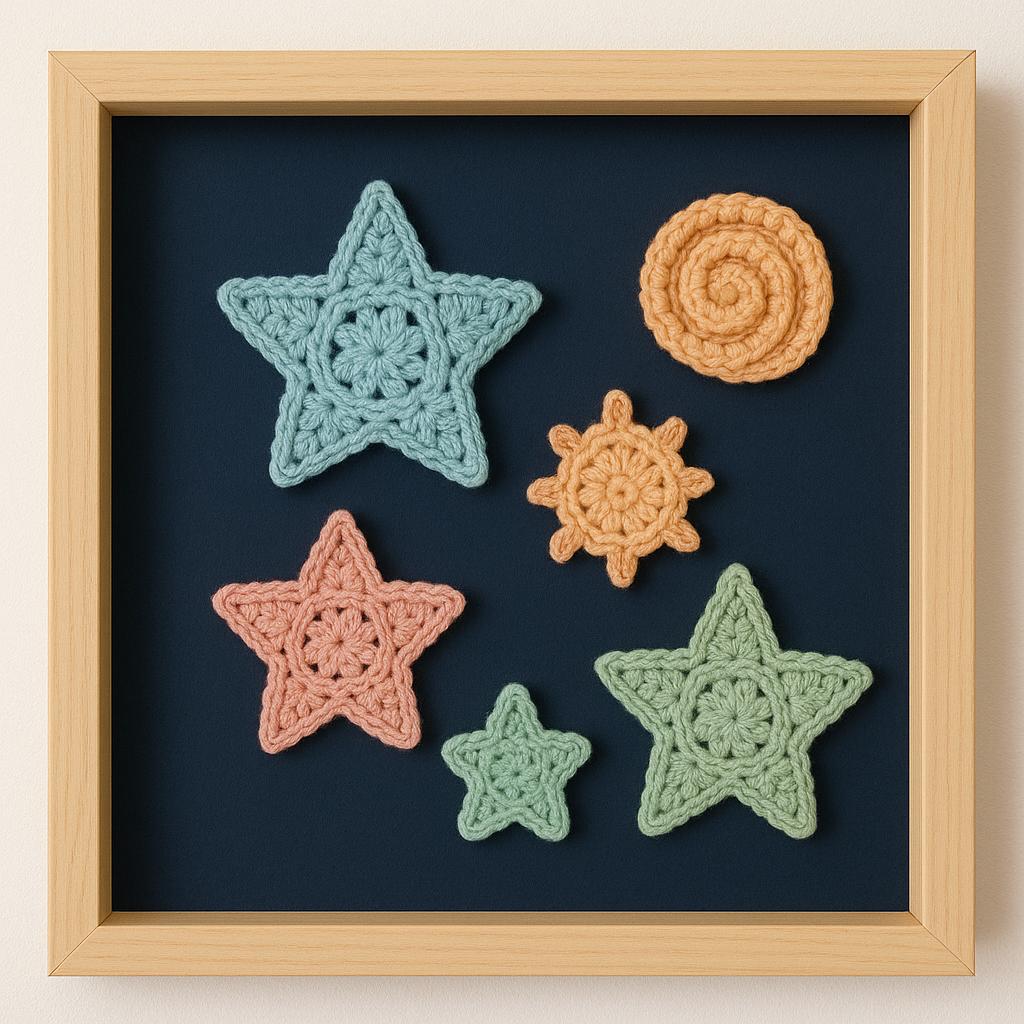 Decos Starry Starry Night Crochet Pattern | Decorative Star Ornament ...