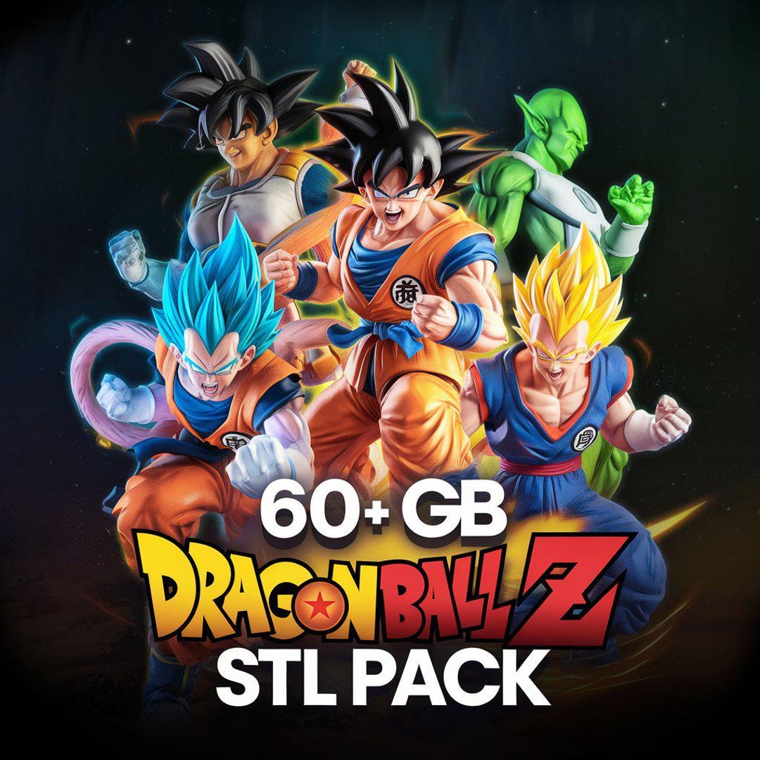 Dragon Ball STL Mega Pack | 60GB+ 3D Print-ready Models | Legendary ...