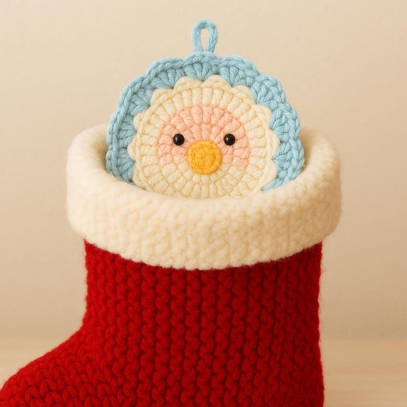 Santa Coaster Crochet Pattern | Christmas Coaster Pattern | Easy ...