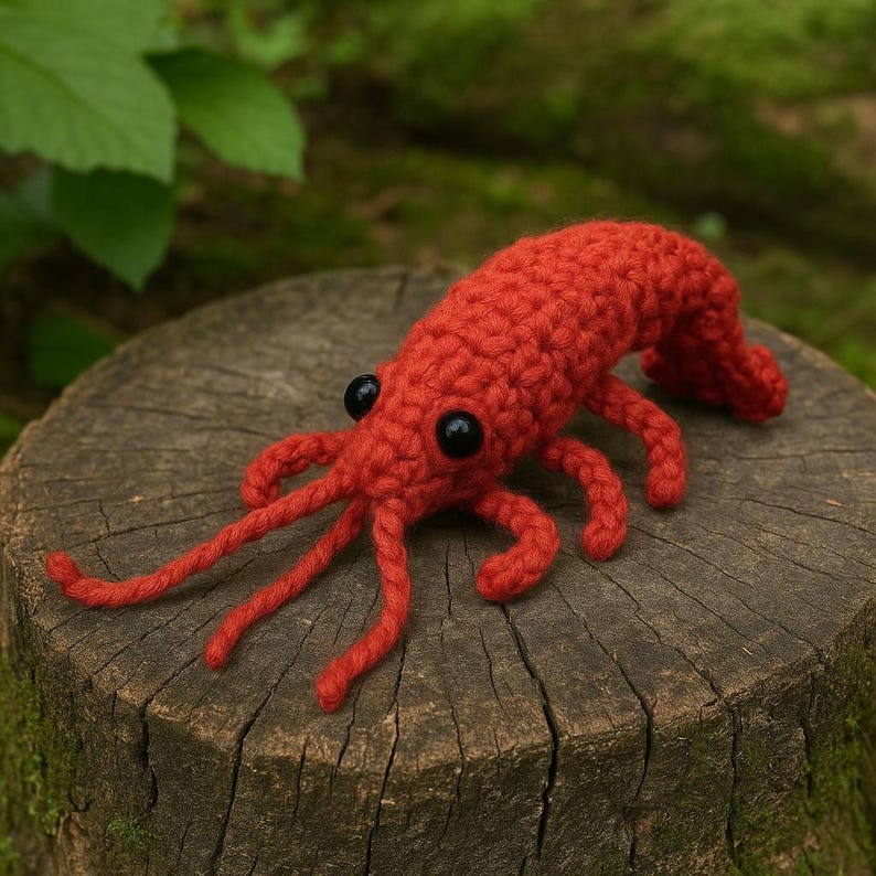Shirley the Shrimp Crochet Pattern | Sea Animal Amigurumi | Cute Ocean ...