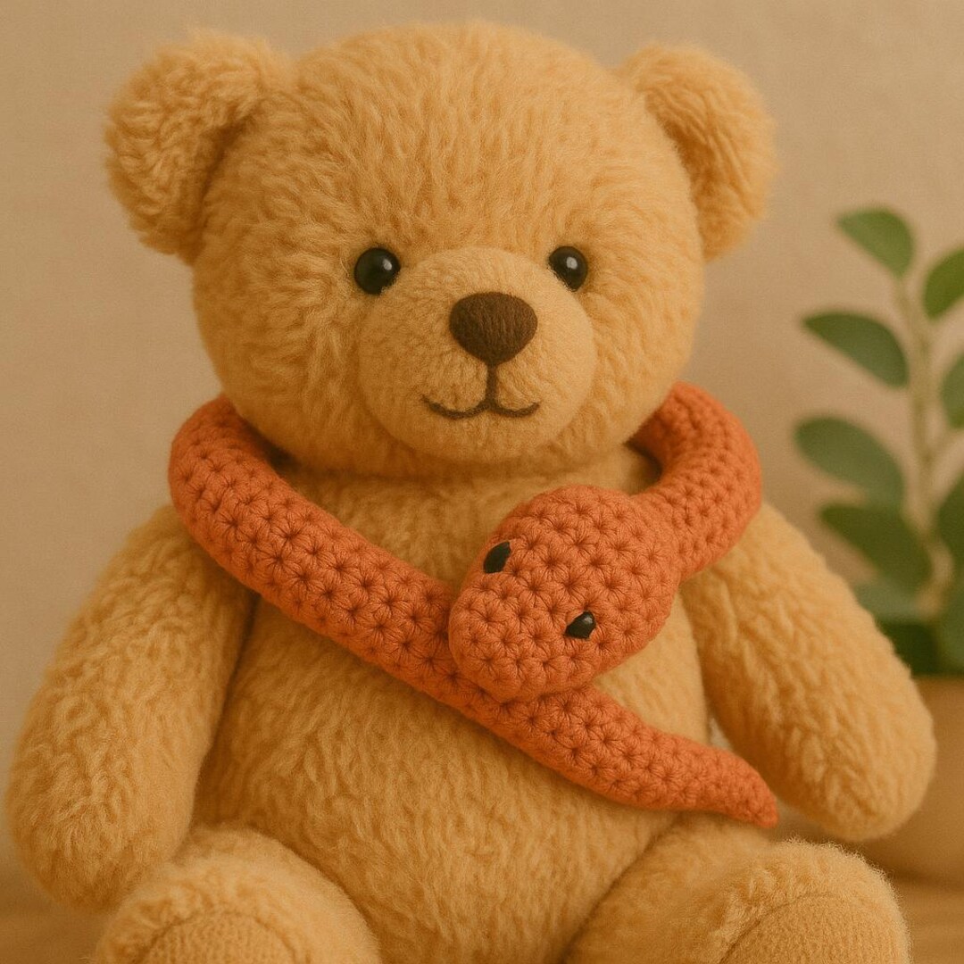 Snake Crochet Pattern | Amigurumi Reptile Toy Tutorial | Cute Animal ...