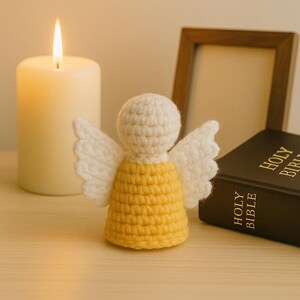 Mini Angel Crochet Pattern | Amigurumi Christmas Ornament Tutorial ...