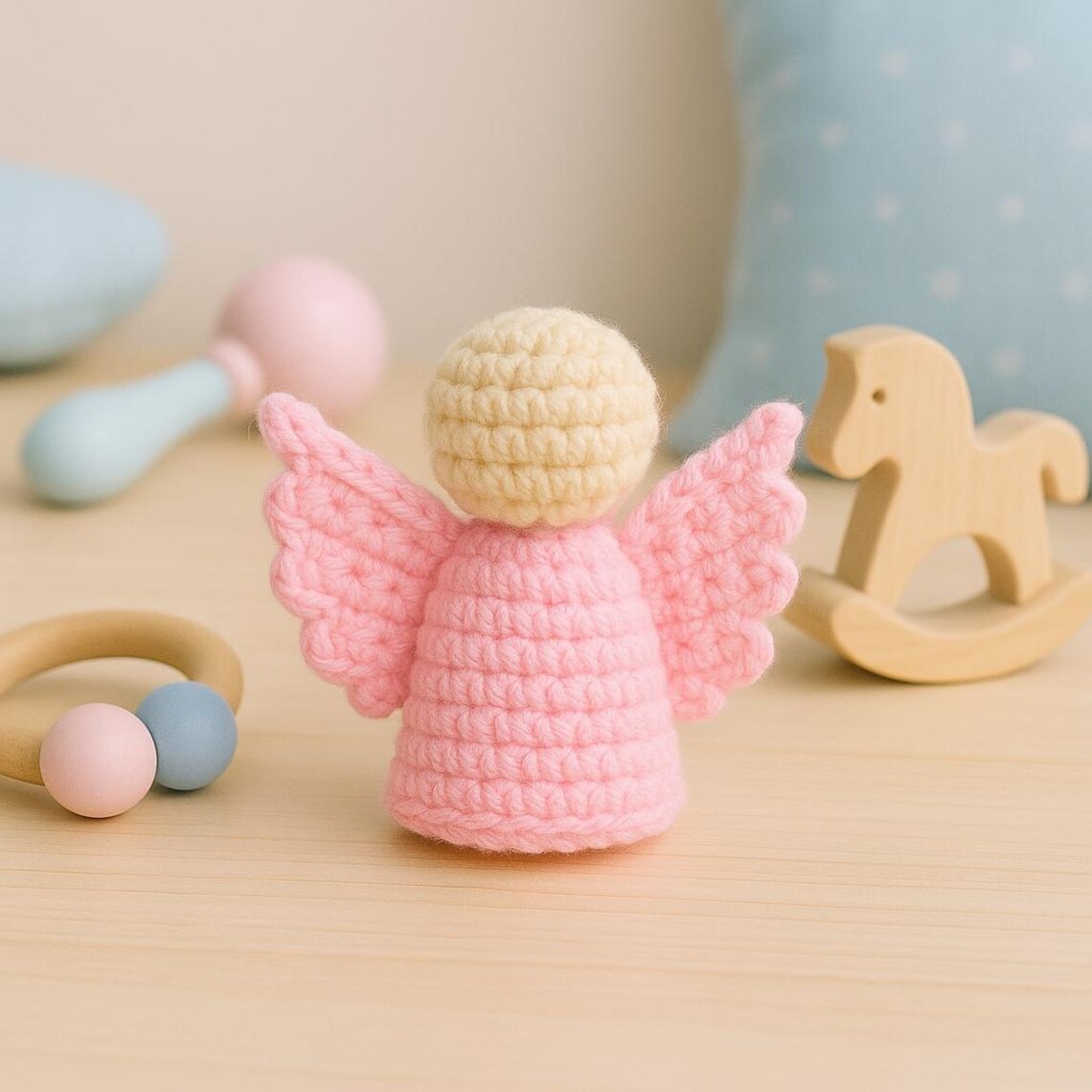 Mini Angel Crochet Pattern | Amigurumi Christmas Ornament Tutorial ...