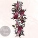 Spine Flowers Png, Floral Spine Sublimation Design, Skull Flowers Back ...