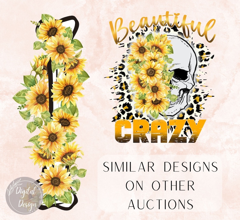 Spine Sunflower Png Sunflowers Spine Sublimation Design - Etsy