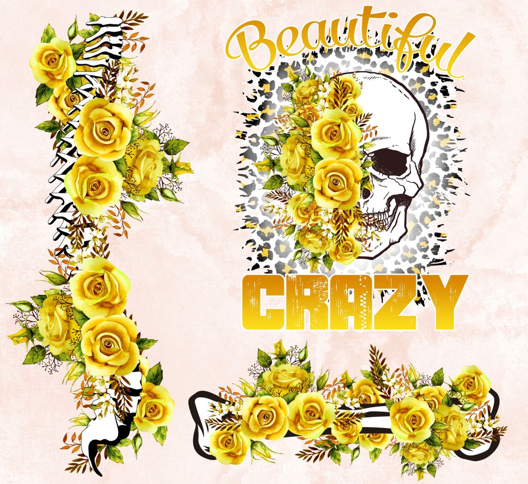 Bundle Beautiful Crazy Skull Png, Set Beautiful Crazy Skull Spine ...