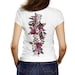 Spine Flowers Png, Floral Spine Sublimation Design, Skull Flowers Back ...