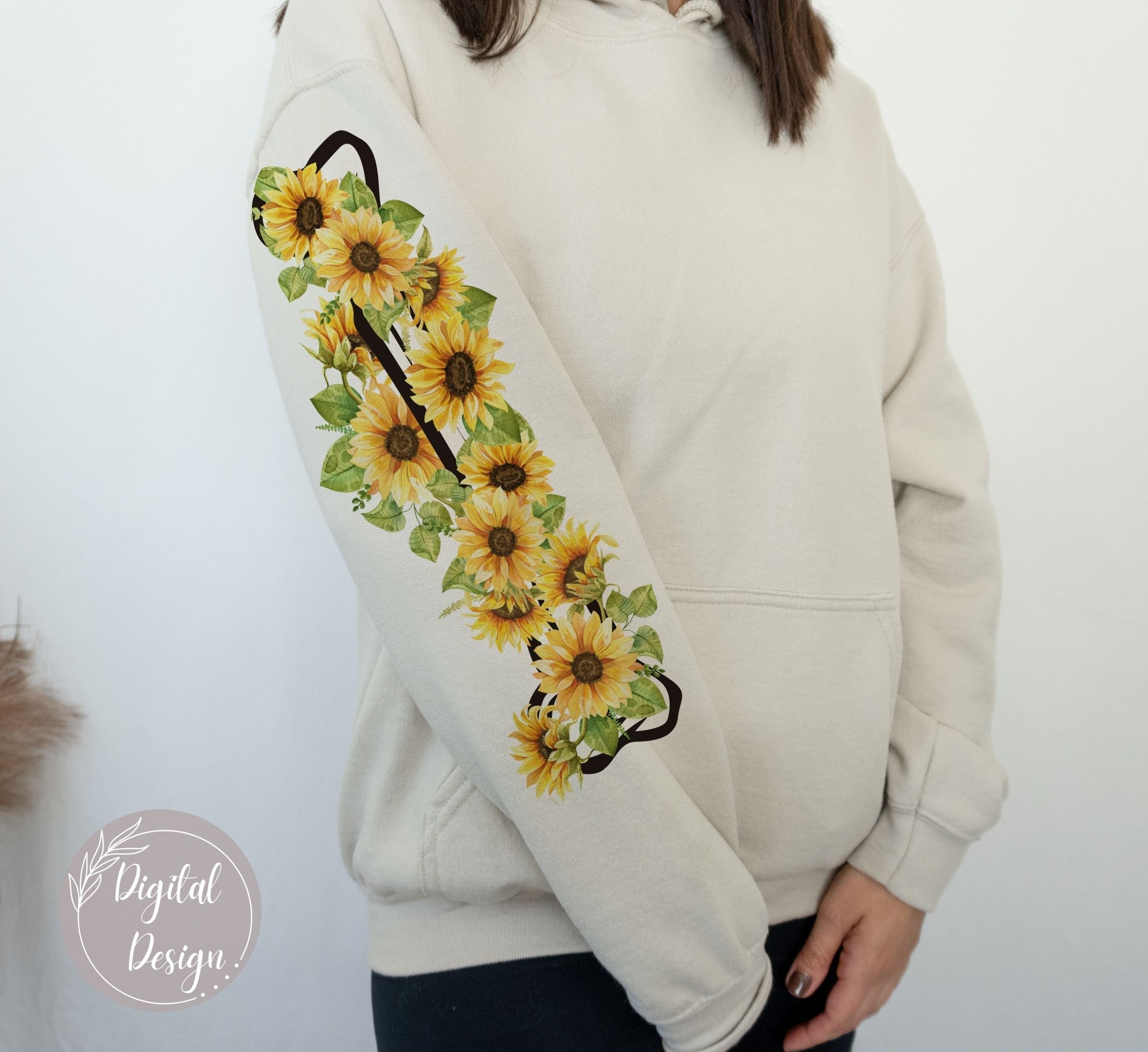 Bundle Skeleton Sunflower Png, Sunflower Skull Sublimation Design ...