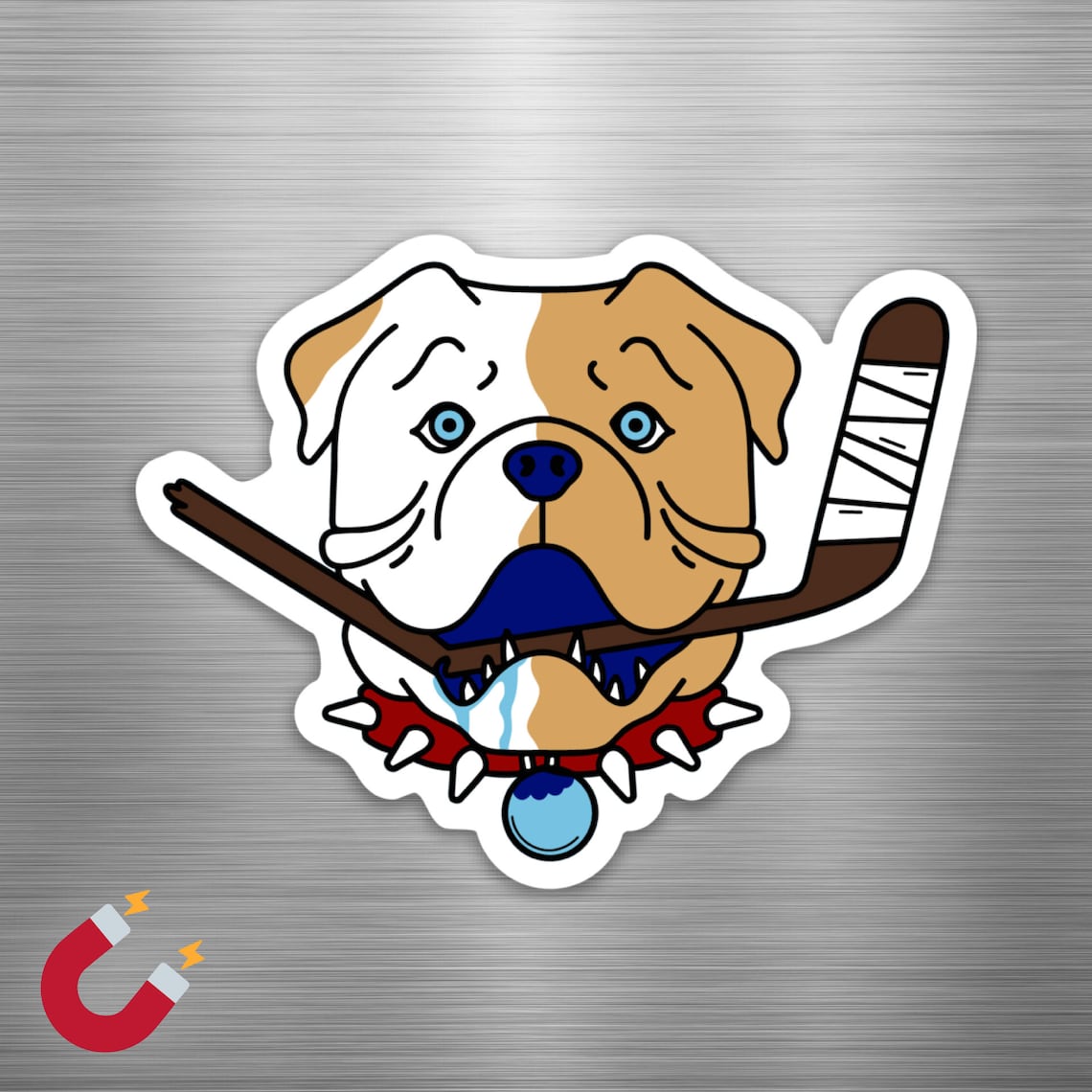 SHORESY Magnet Sudbury Blueberry Bulldogs Logo Waterproof Vinyl ...