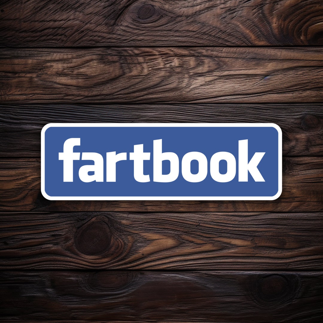 Fartbook Sticker | Waterproof Die Cut Vinyl | LK, Shore69, Shore, Super ...