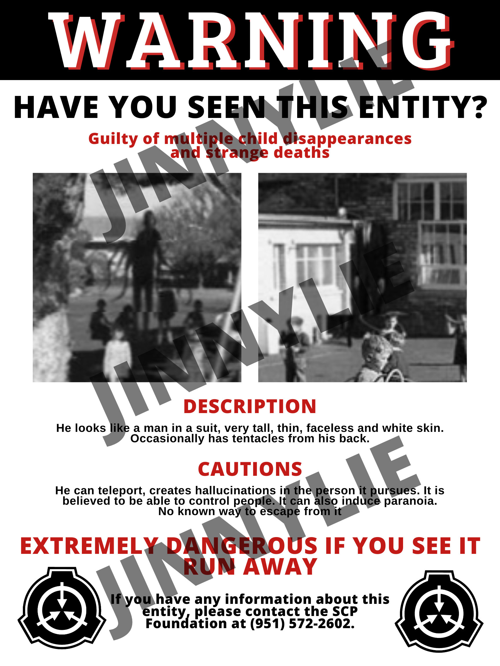 Creepypasta SCP, Warning Have You Seen This? Slenderman, Gore, SCP ...