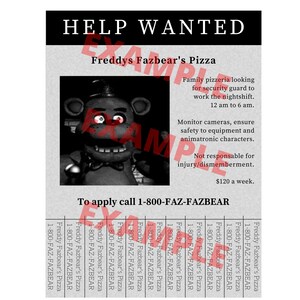 Security Breach Fnaf Poster Fnaf Birthday Fnaf Decoration - Etsy