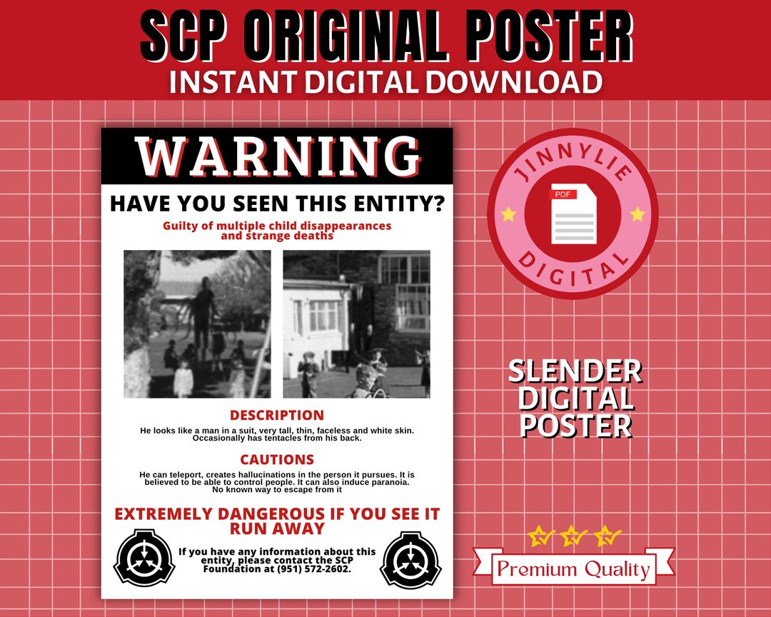 Creepypasta SCP, Warning Have You Seen This? Slenderman, Gore, SCP ...