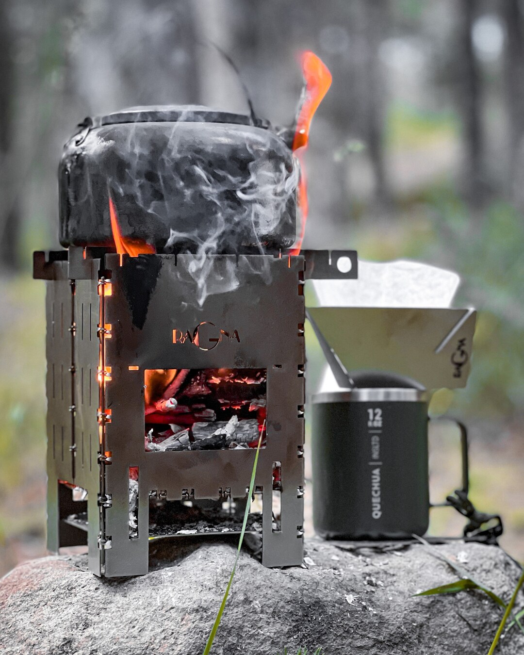 Ragna Fire Box / Outdoor / Camping / Bushcraft / Waxed Canvas Bag - Etsy