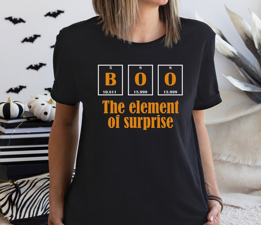 Spooky Halloween Teacher Shirt, Science Teacher Gift, Funny Periodic ...