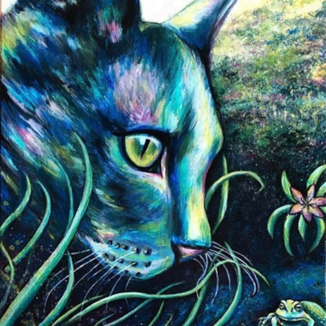 Mystical Cat (8x10 Print) - Etsy