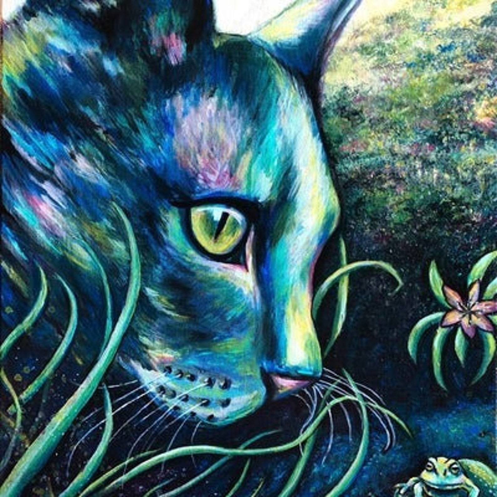 Mystical Cat (8x10 Print) - Etsy