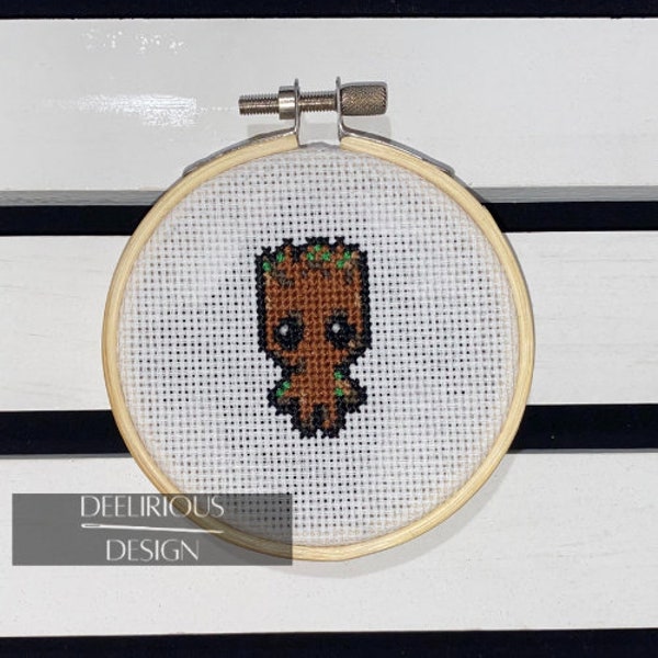Groot Cross Stitch - Etsy