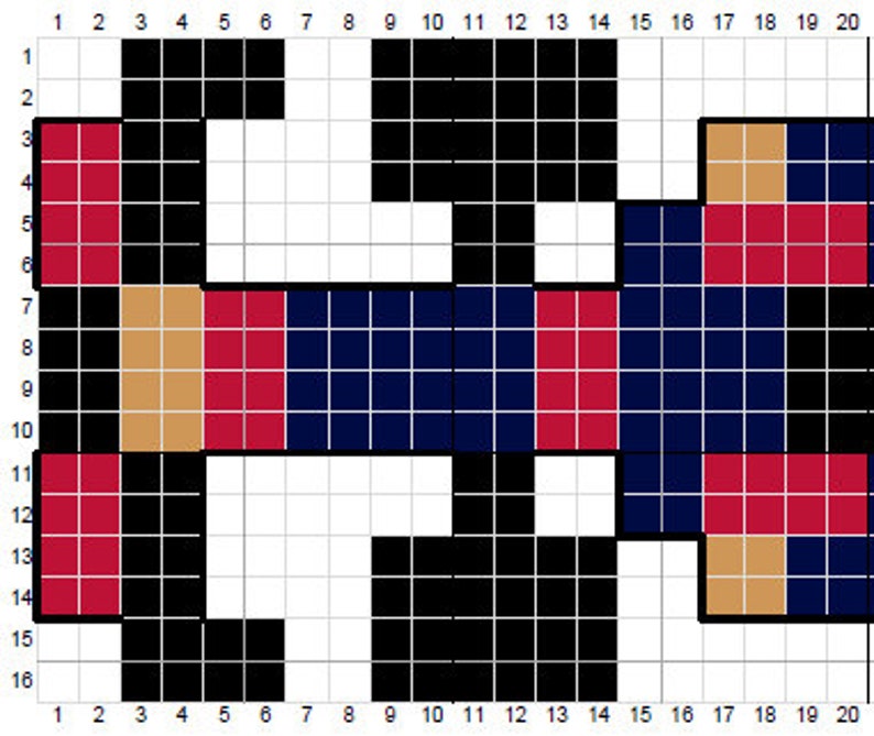 Red Bull F1 2024 Livery Simple Cross Stitch Pattern - Etsy