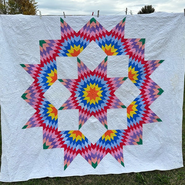 Texas Star Quilt Pattern - Etsy