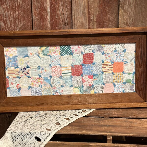 Antique Quilt Repurposed - Etsy