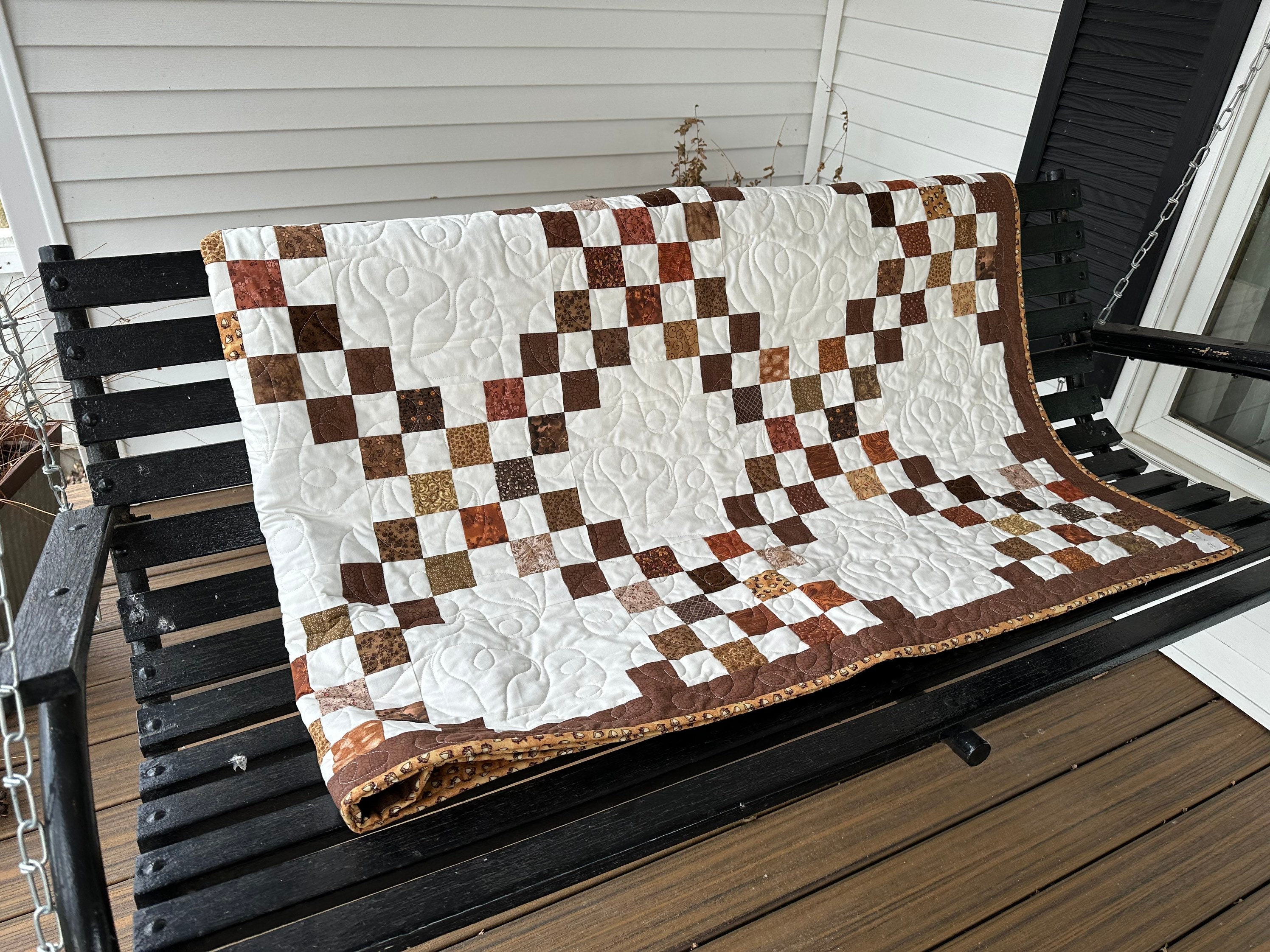 Fall Patchwork Quilt - Etsy