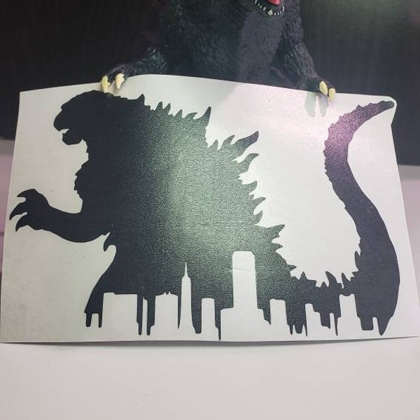 Godzilla Decals - Etsy