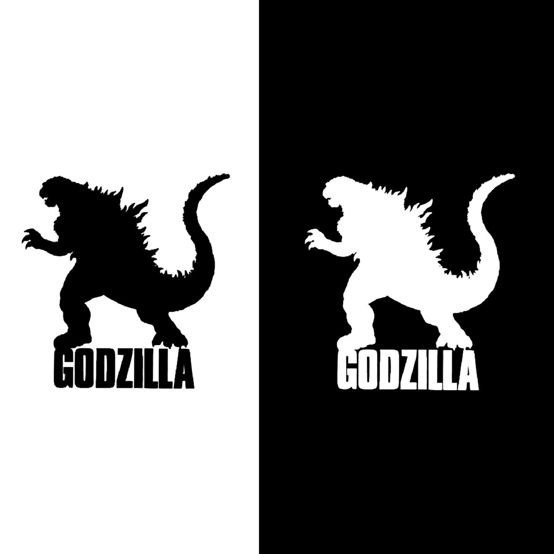 Kaiju Godzilla Vinyl Decal Bumper Sticker Laptop Decal | Etsy Denmark