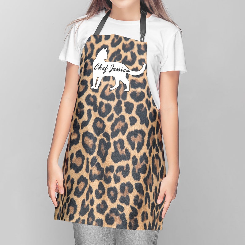 Leopard Apron - Etsy