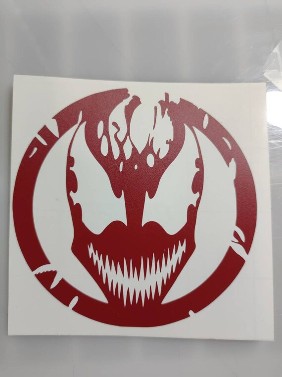 Carnage Permanent Decal. | Etsy