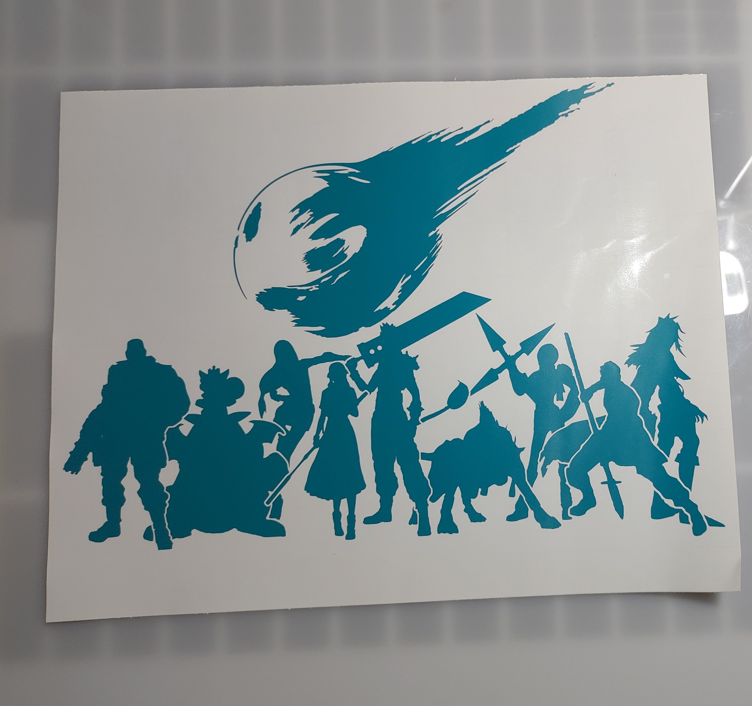 Final Fantasy VII Group Vinyl Decals Permanent3 Types | Etsy