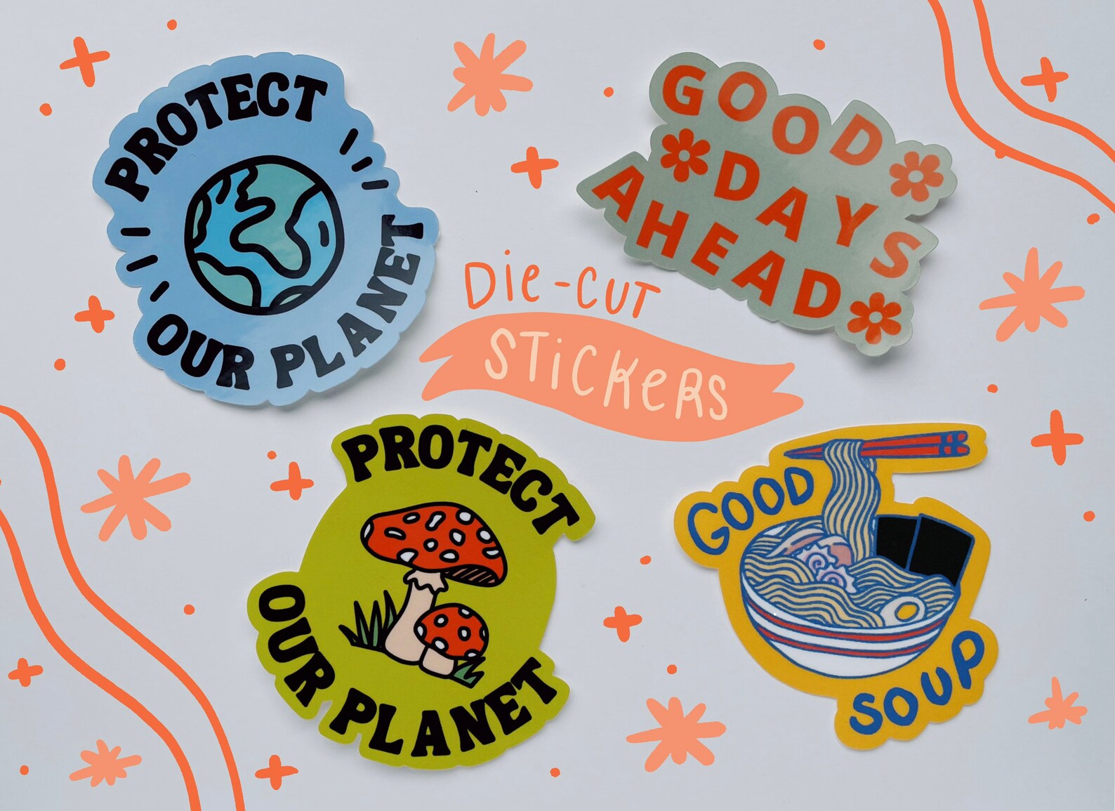 Protect Our Planet Earth Laminated Weatherproof Die Cut Sticker ...