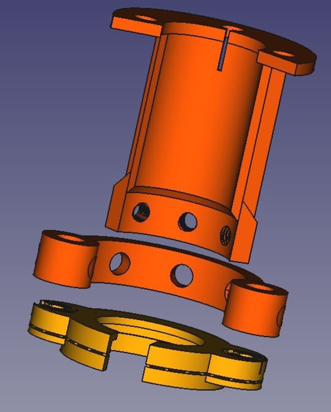 CNC Pressure Foot, Spring Loaded, the Orange Footer - Etsy