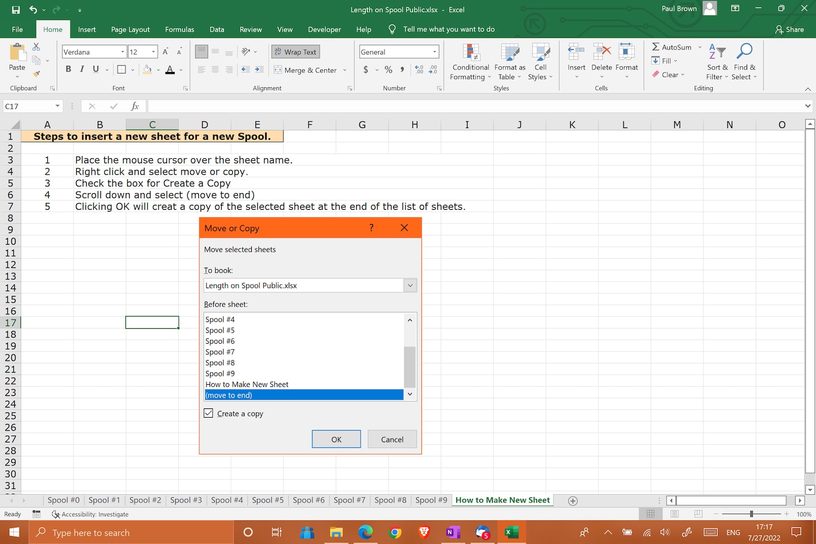 Filament Spool Tracker Counter Excel Spreadsheet - How Much is Left on the Spools? - Etsy