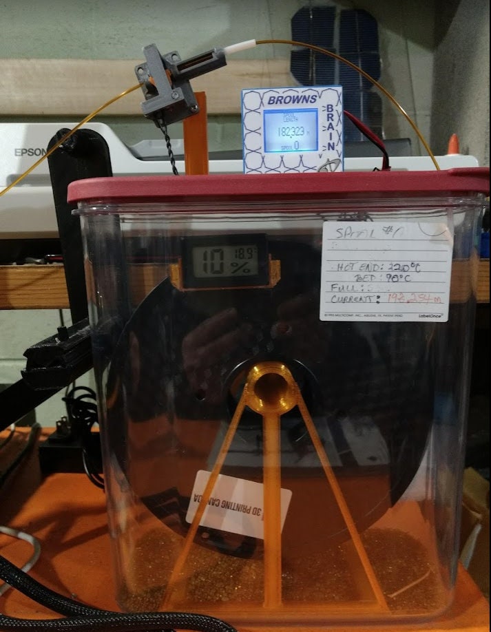 Smart Filament Spool Tracker Counter, 3D Printing Accessory - Etsy