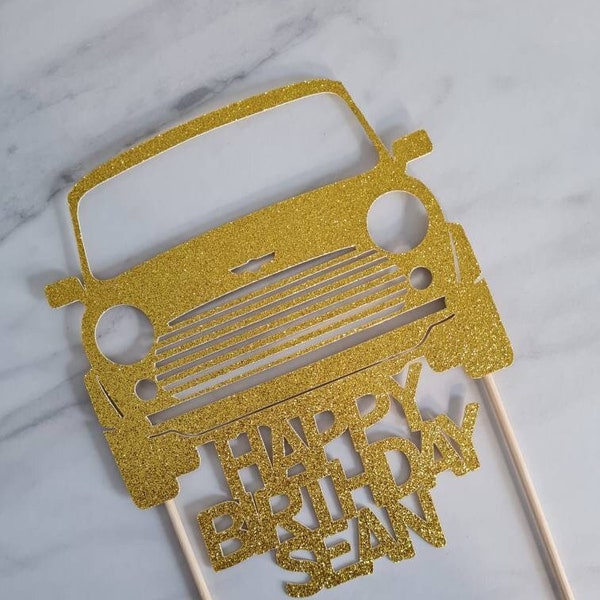 Car Cake Topper - Etsy UK