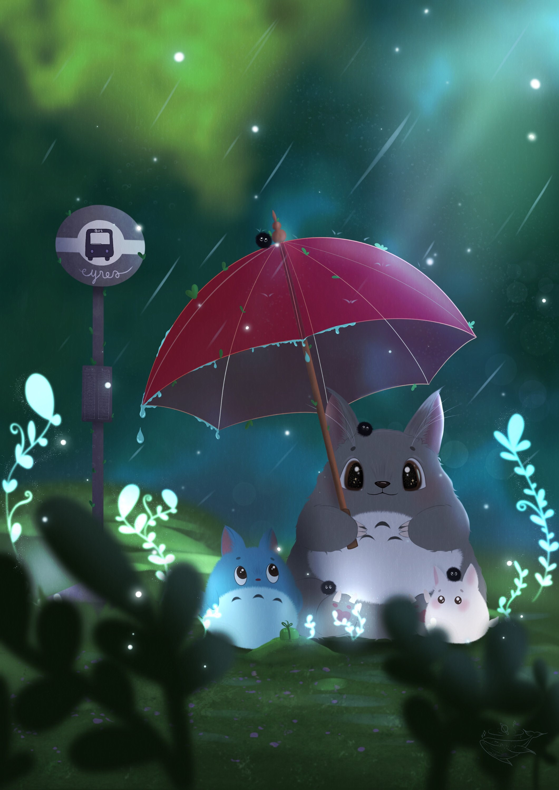 My Neighbor Totoro Rain