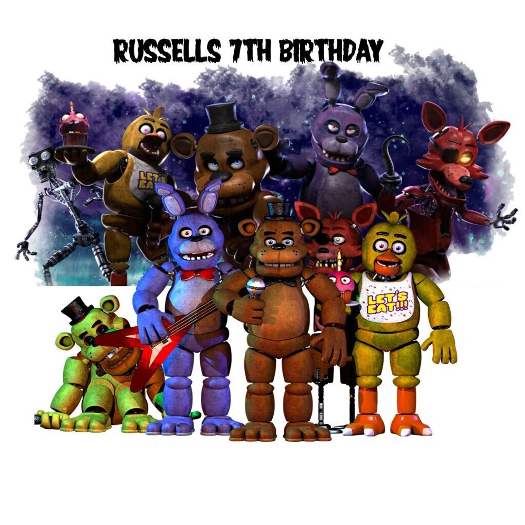 Five Nights at Freddy's FNAF Digital Download PSD FILE Only - Etsy