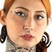 Wooden Super Spiral Fake Gauged Earrings Fake Expander - Etsy