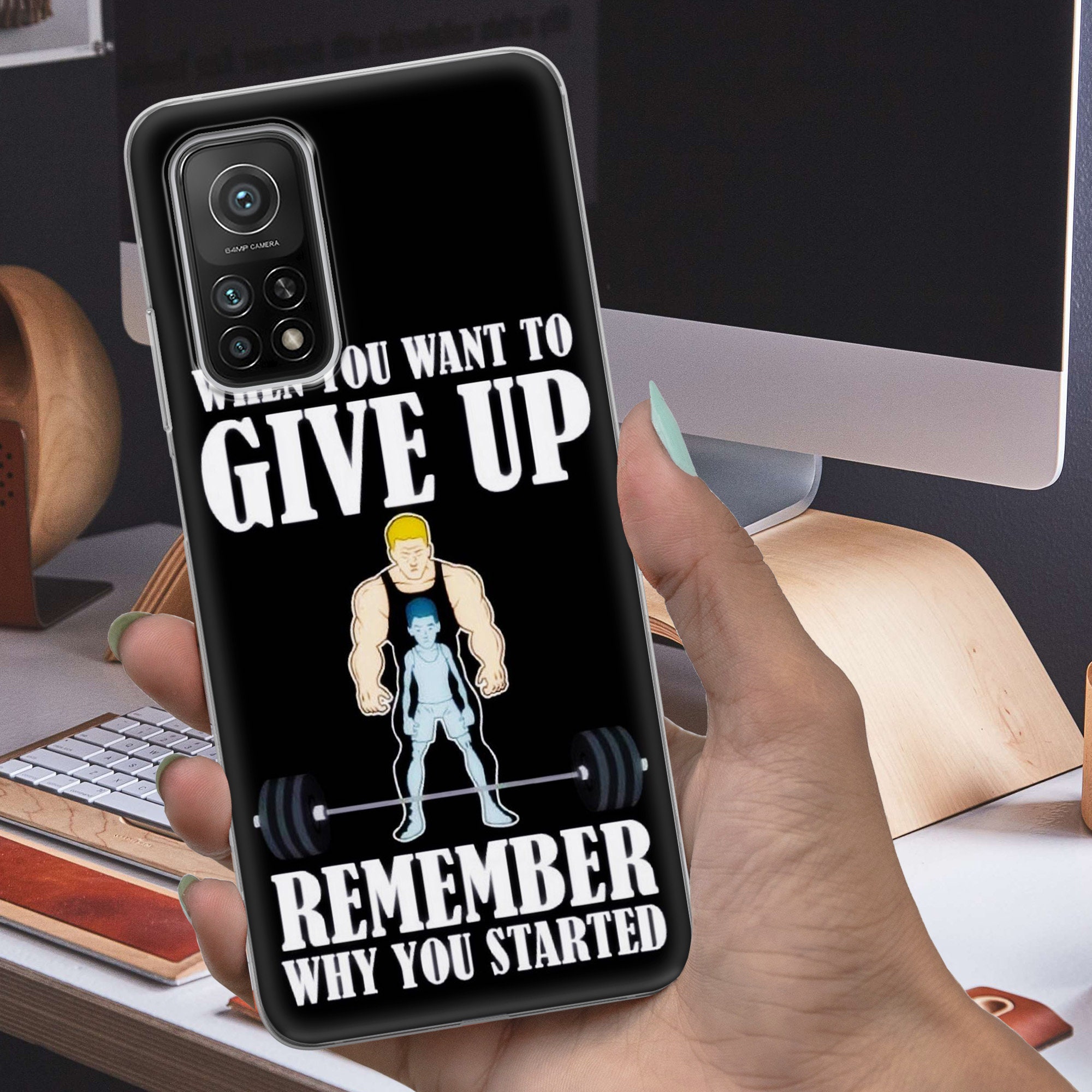 Motivational Gym Lover Quotes Phone Case Cover Fits iPhone 7, 8, XR, 11 ...