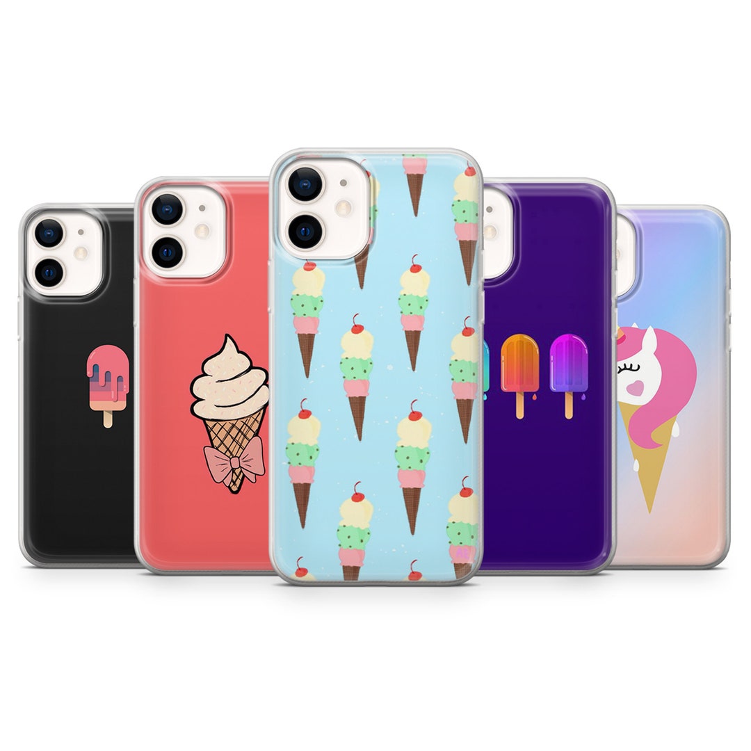 Ice Cream Phone Case Sweet Cover Fits iPhone 7 8 XR 11 & - Etsy