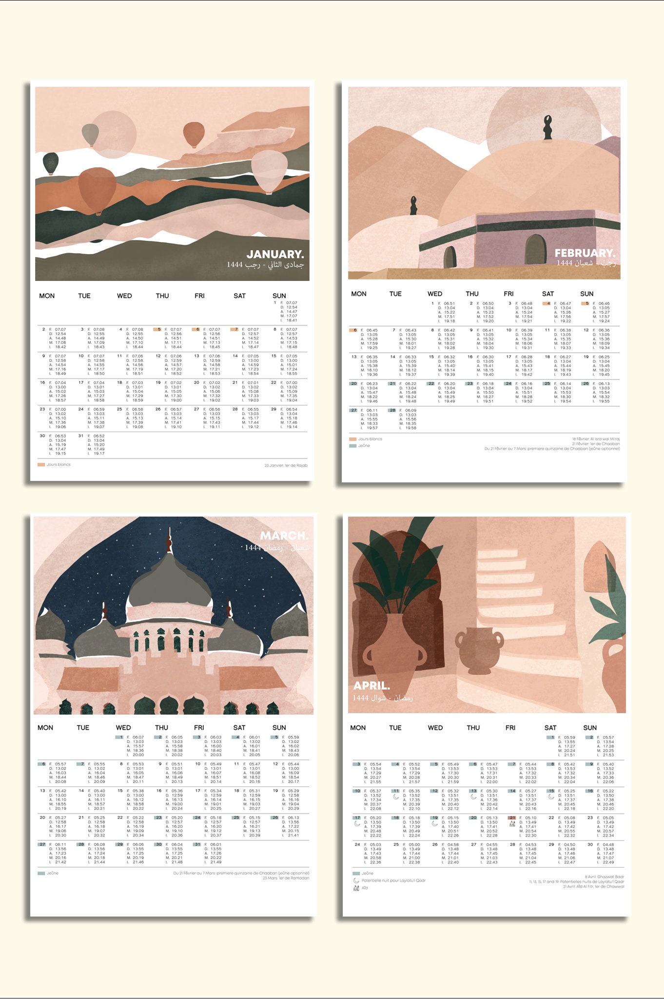 Muslim Calendar 2022